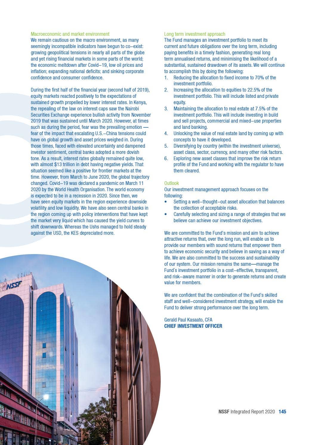 Integrated Report 2020 - NSSF Uganda by NSSF Uganda - Issuu