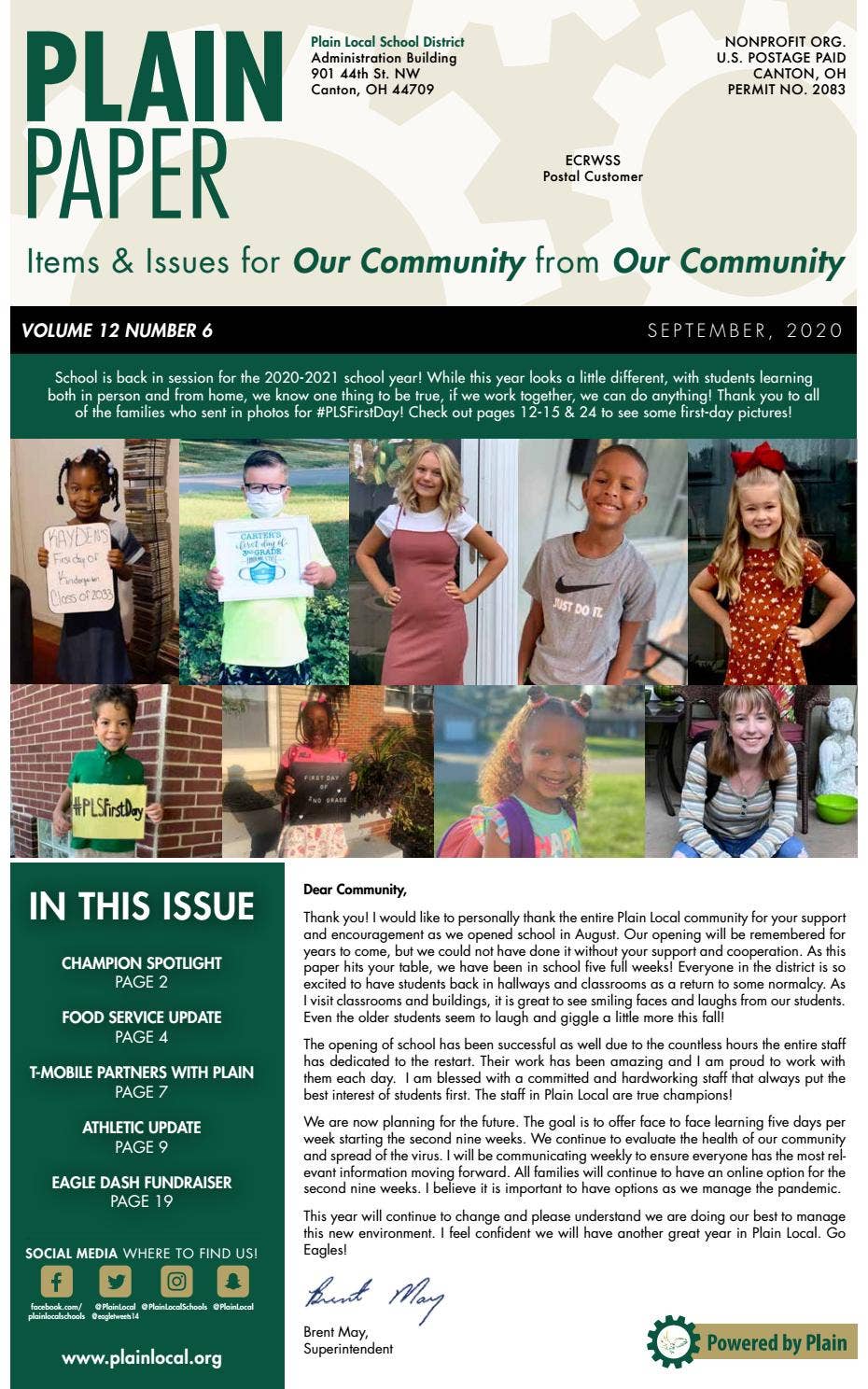 September 2020 Plain Paper by Plain Local Schools - Issuu