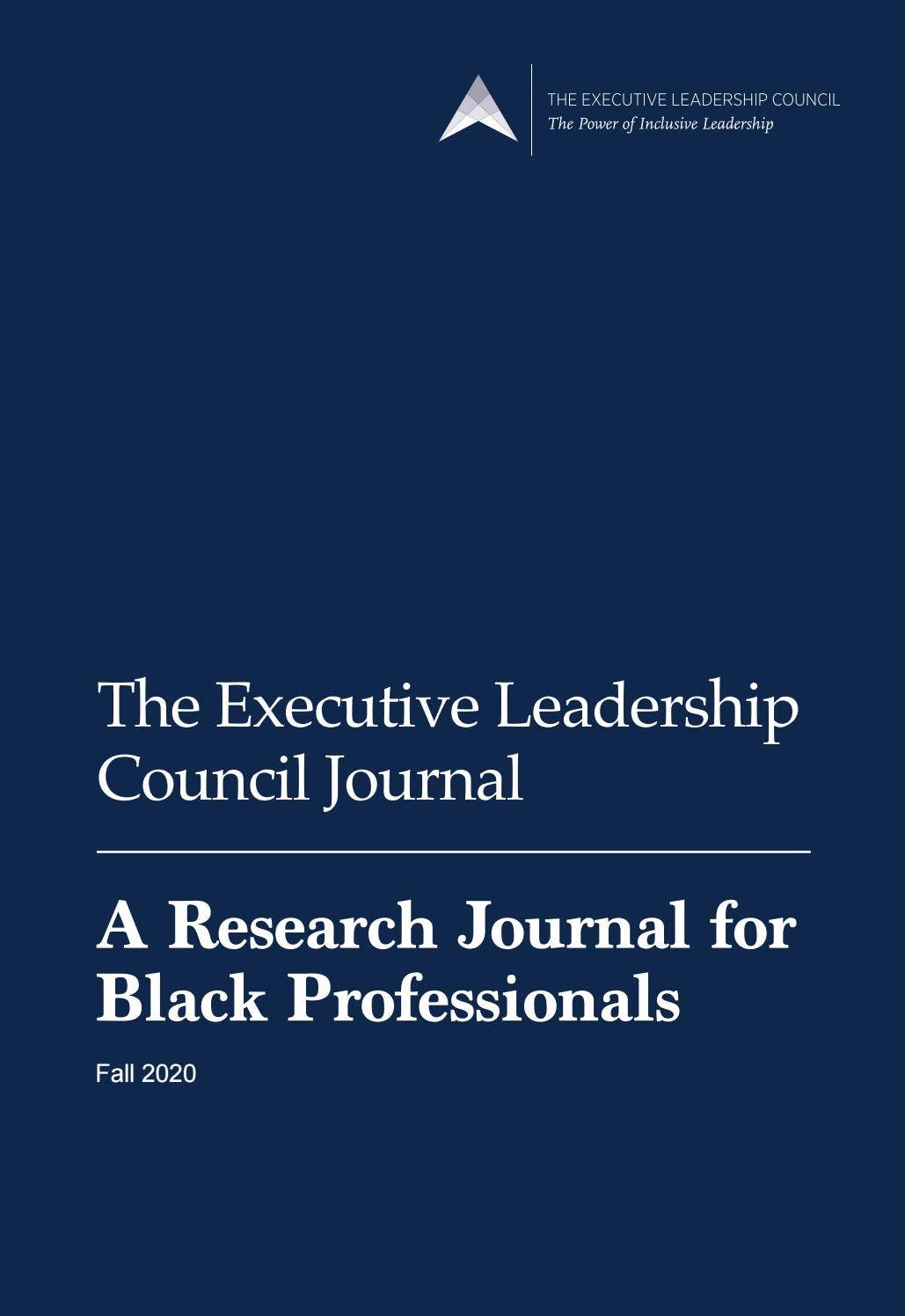 ELC Research Journal - Fall 2020 Edition by elcinfo - Issuu