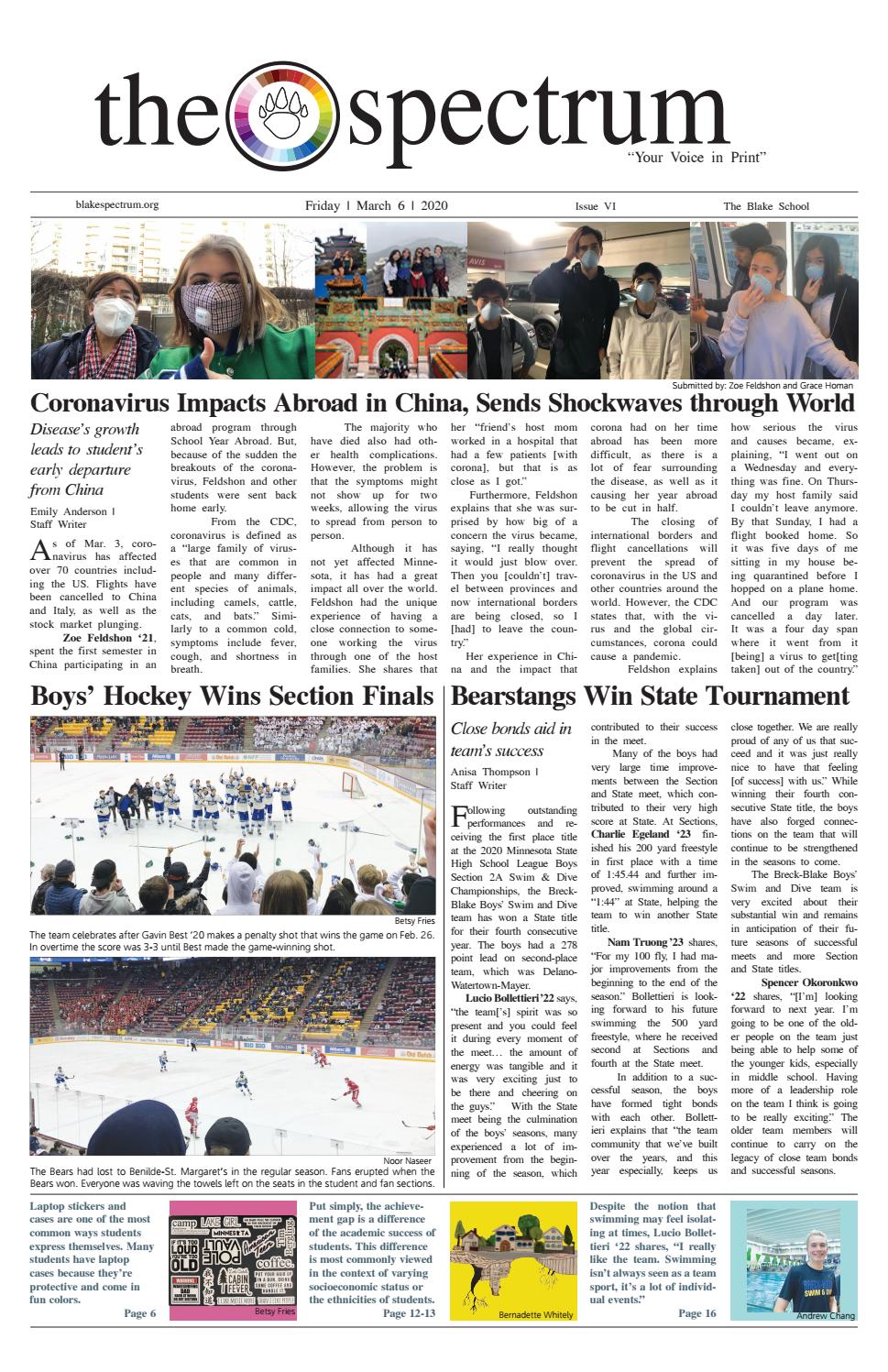 The Spectrum Newspaper March 2020 by Spectrum Newspaper - Issuu