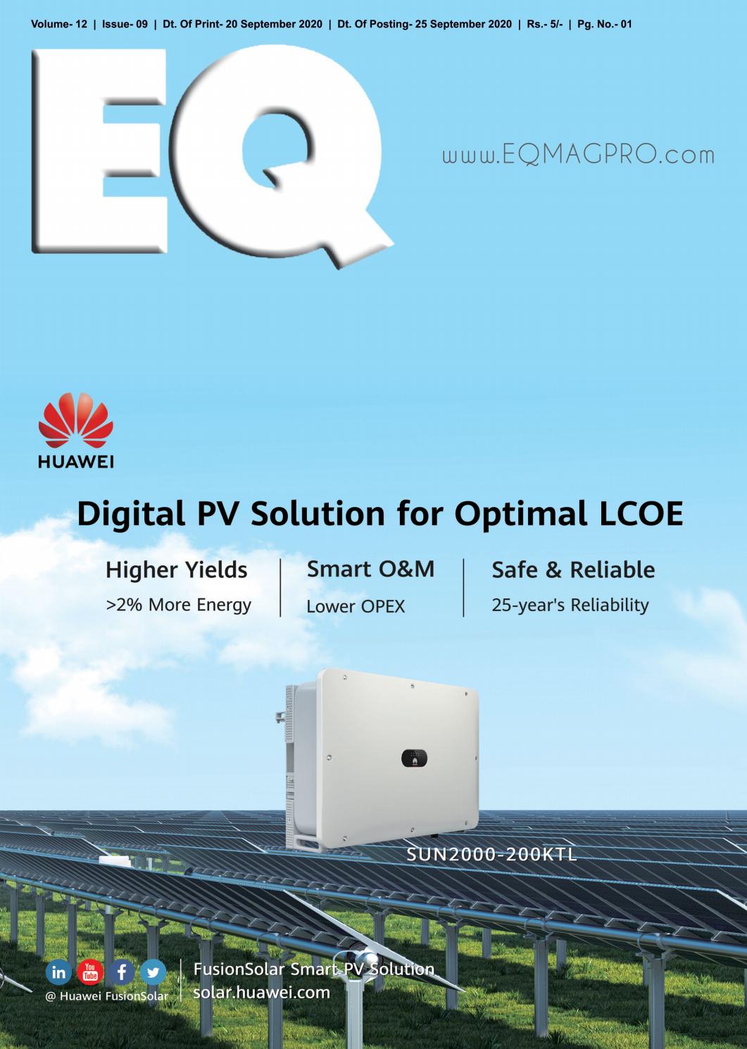 EQ Magazine Sept 2020 Edition by EQ Int'l Solar Media Group - Issuu