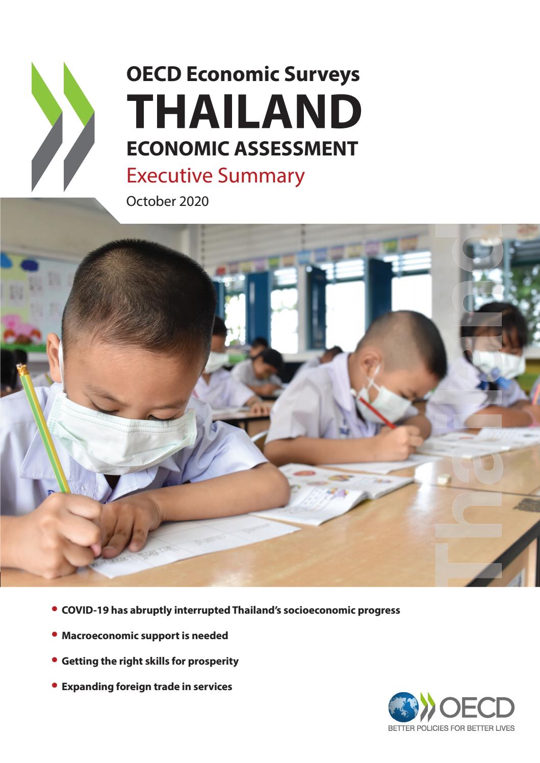 Executive Summary of the OECD Economic Assessment of Thailand 2020 by ...