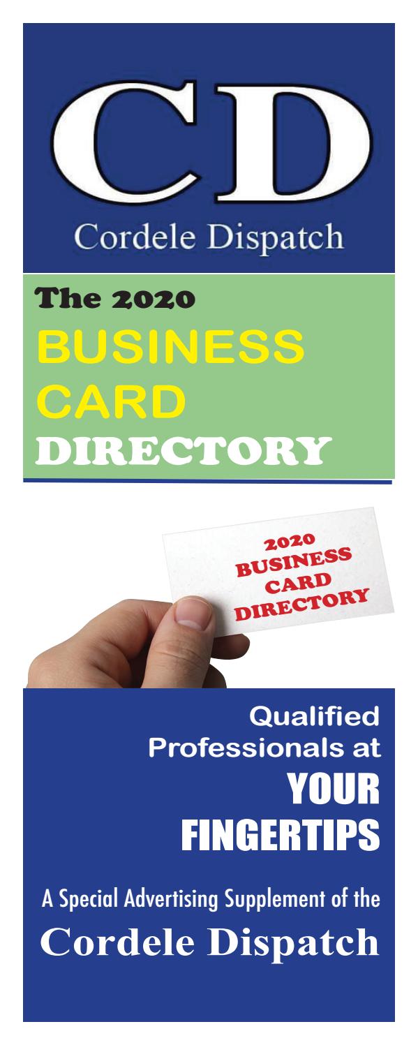The 2020 Business Card Directory by Fox Press - Issuu