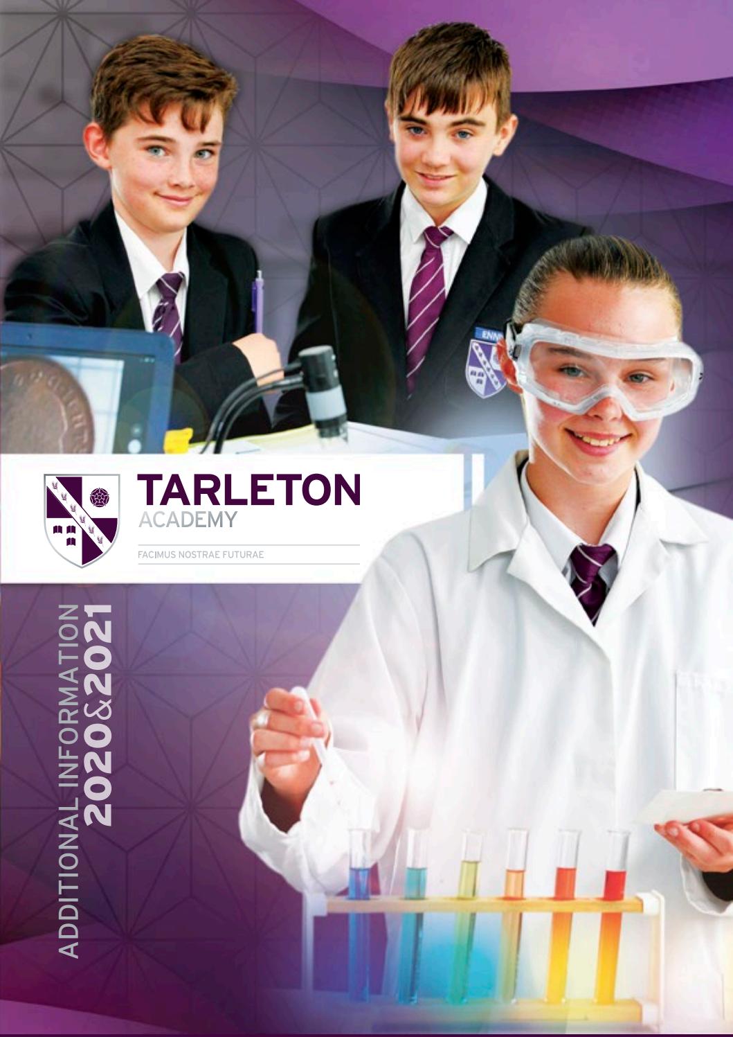 Tarleton Academy Prospectus Additional Information by Schudio - Issuu
