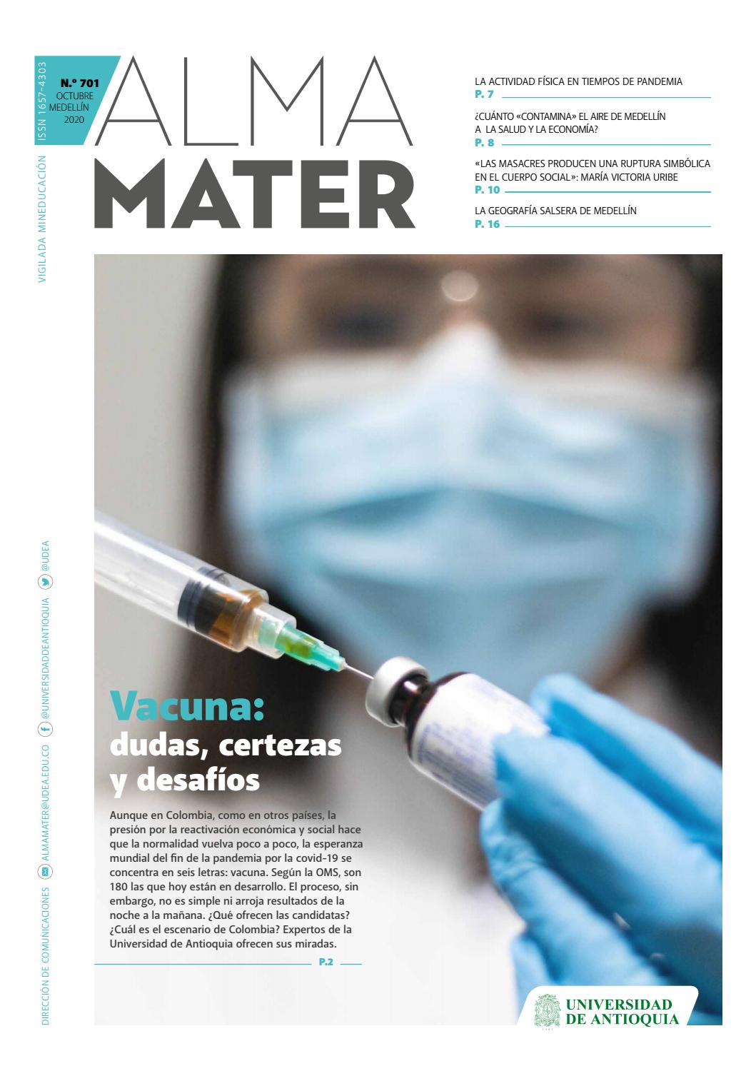 Alma Mater 701 by Universidad de Antioquia - Issuu