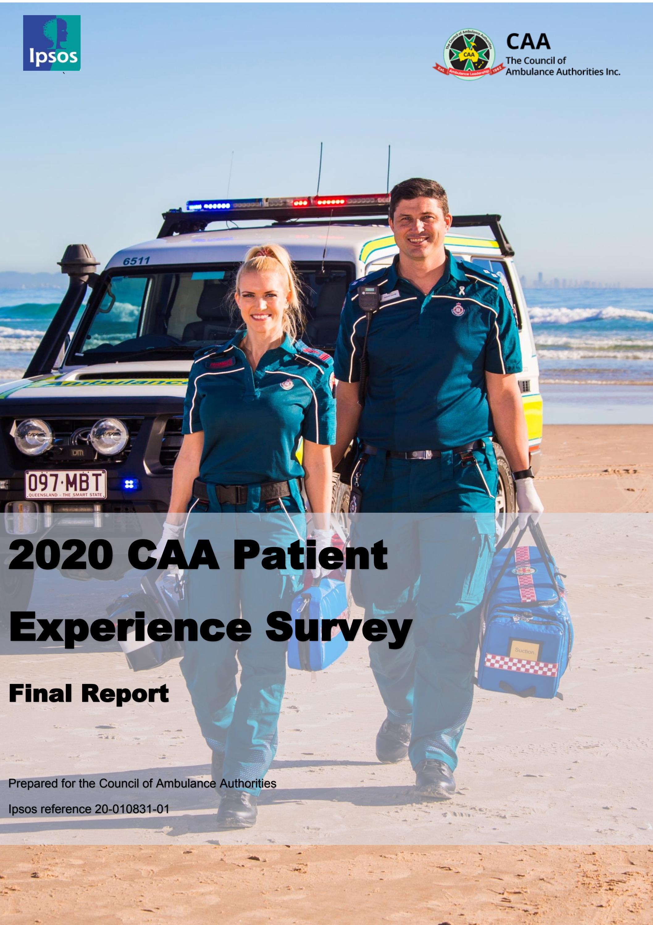 CAA 2020 Patient Experience Survey Report by The Council of Ambulance ...