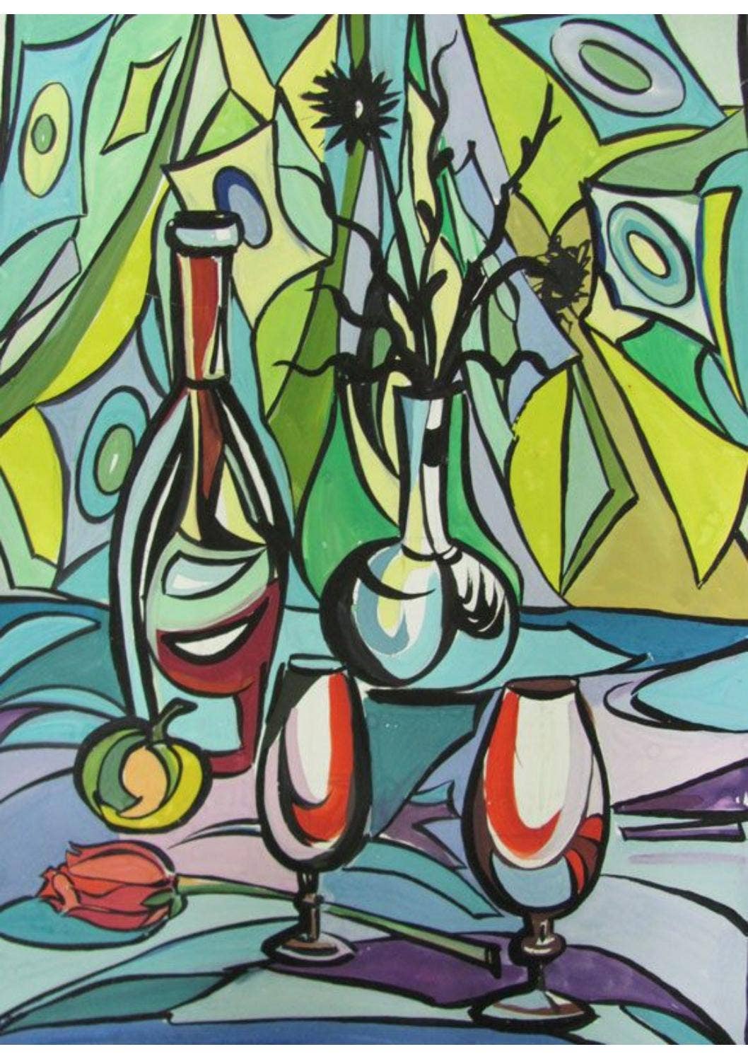 Bodegones inspirados en cubismo by art vis - Issuu