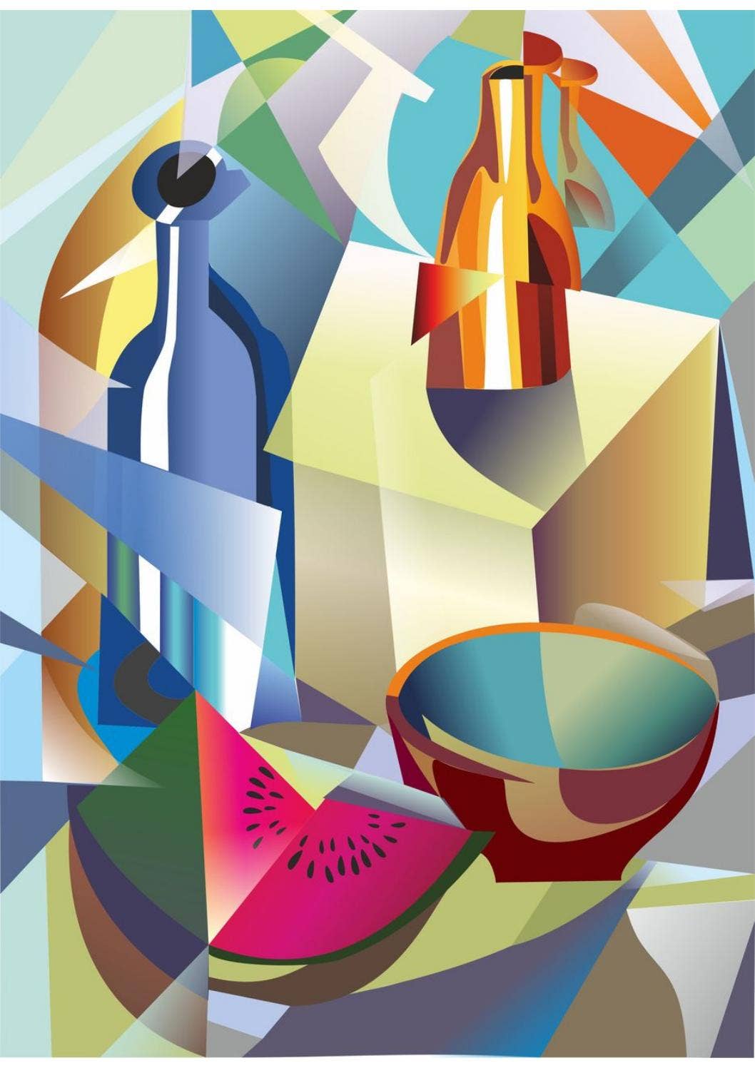 Bodegones inspirados en cubismo by art vis - Issuu