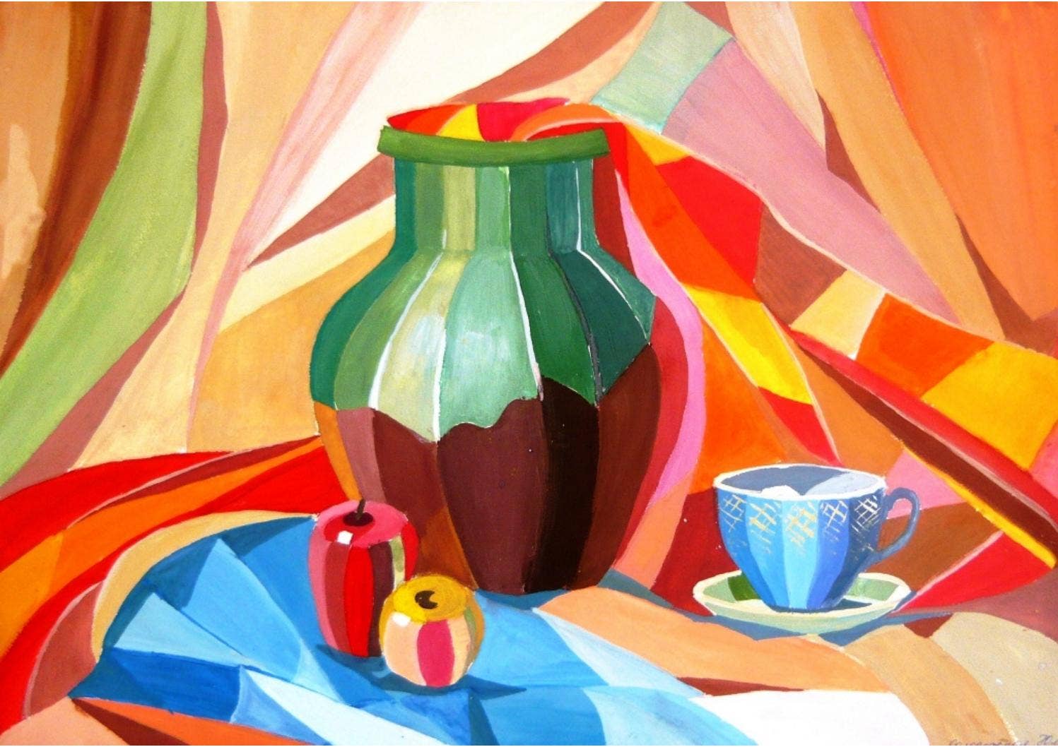 Bodegones inspirados en cubismo by art vis - Issuu