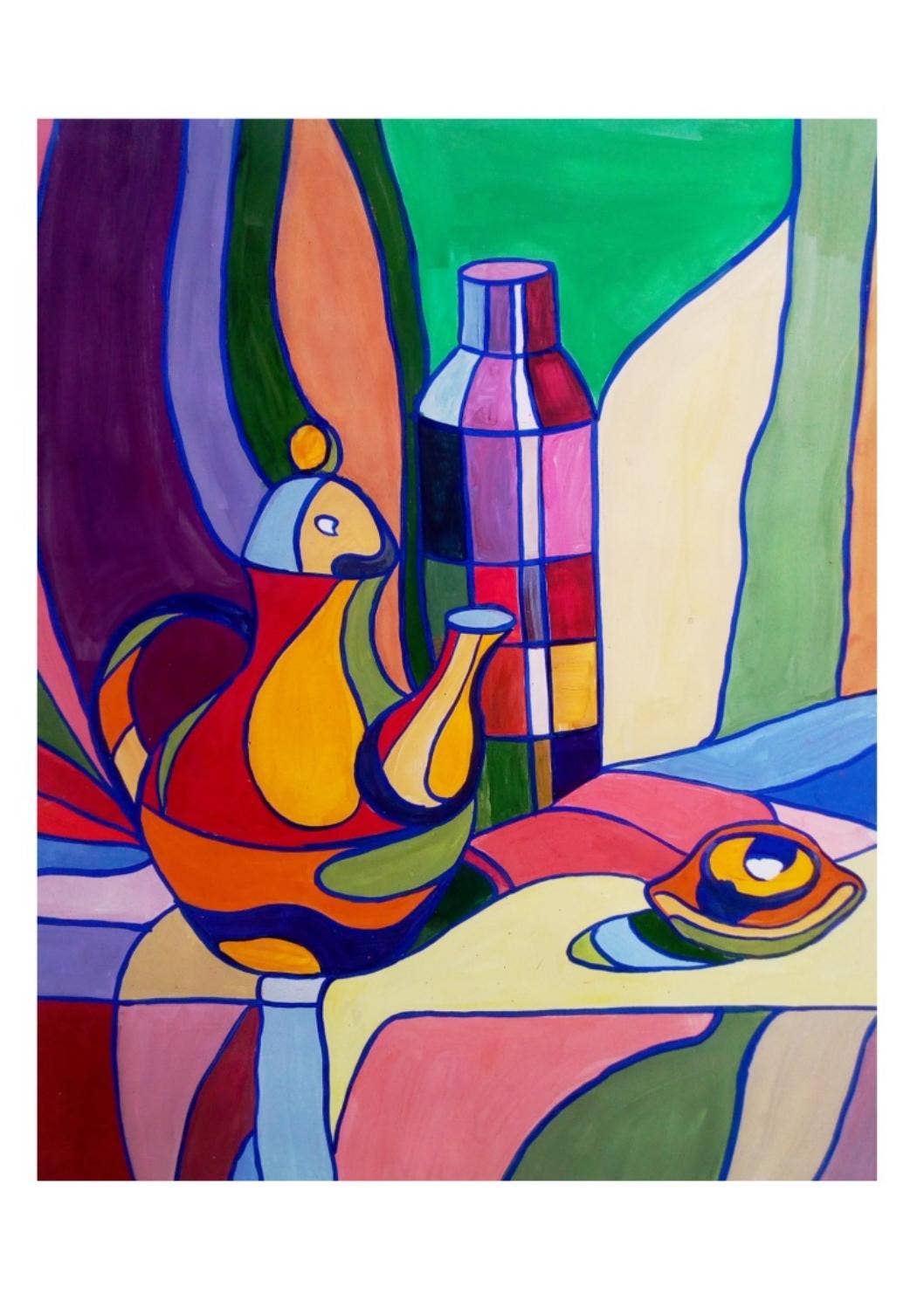 Bodegones inspirados en cubismo by art vis - Issuu