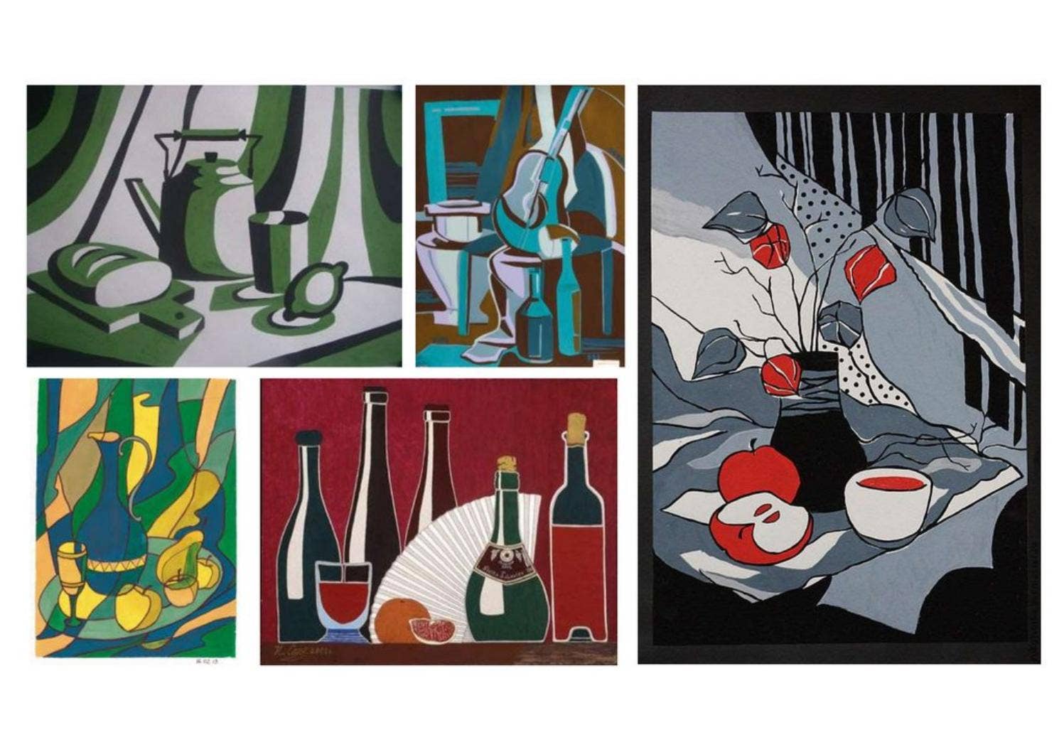 Bodegones inspirados en cubismo by art vis - Issuu