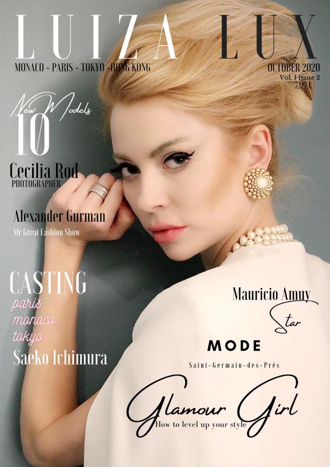 LUIZA LUX MAGAZINE OCTOBER 2020 PARIS MONACO TOKYO USA by ...