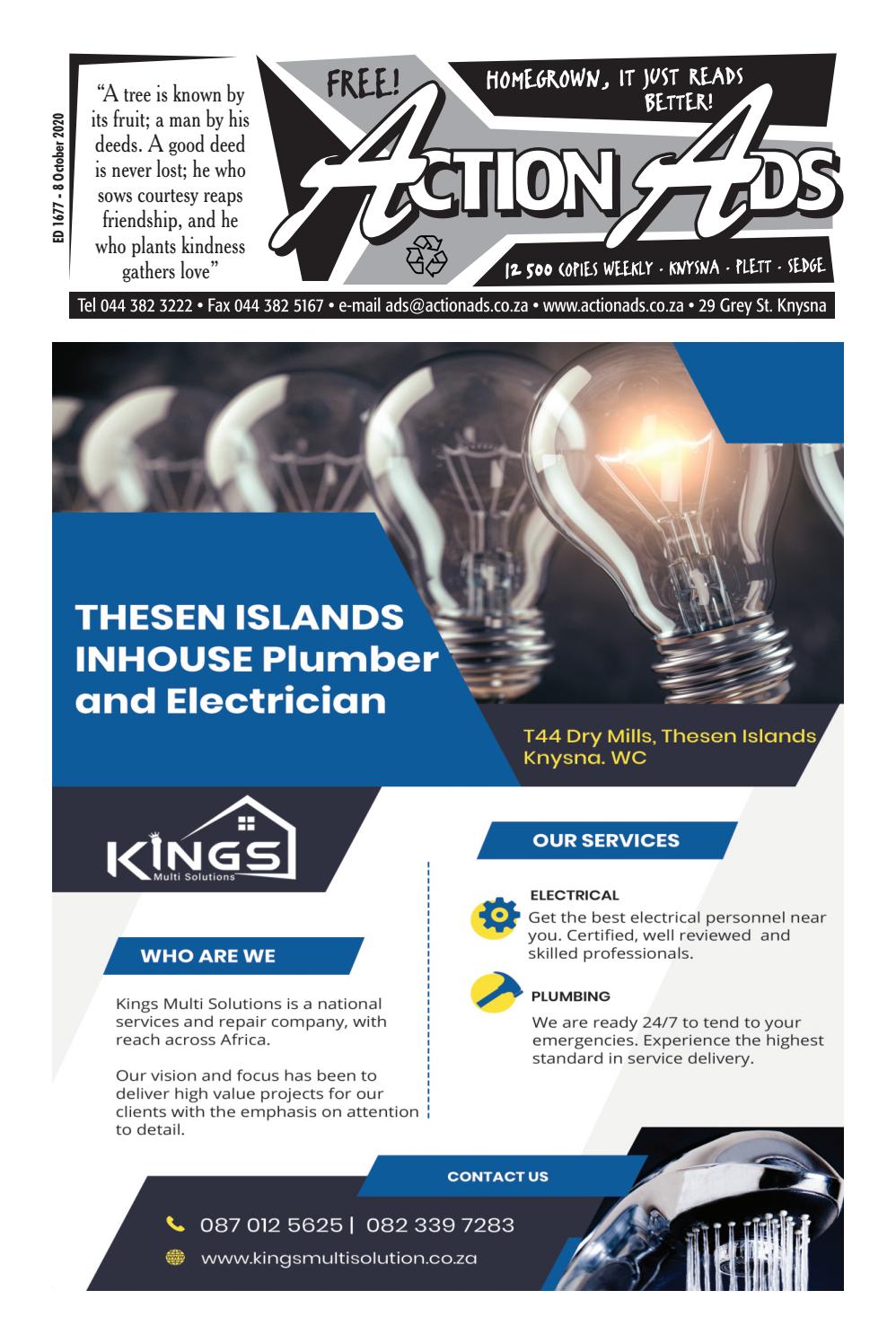 Edition 1677 - 8 October 2020 by Action Ads - Issuu
