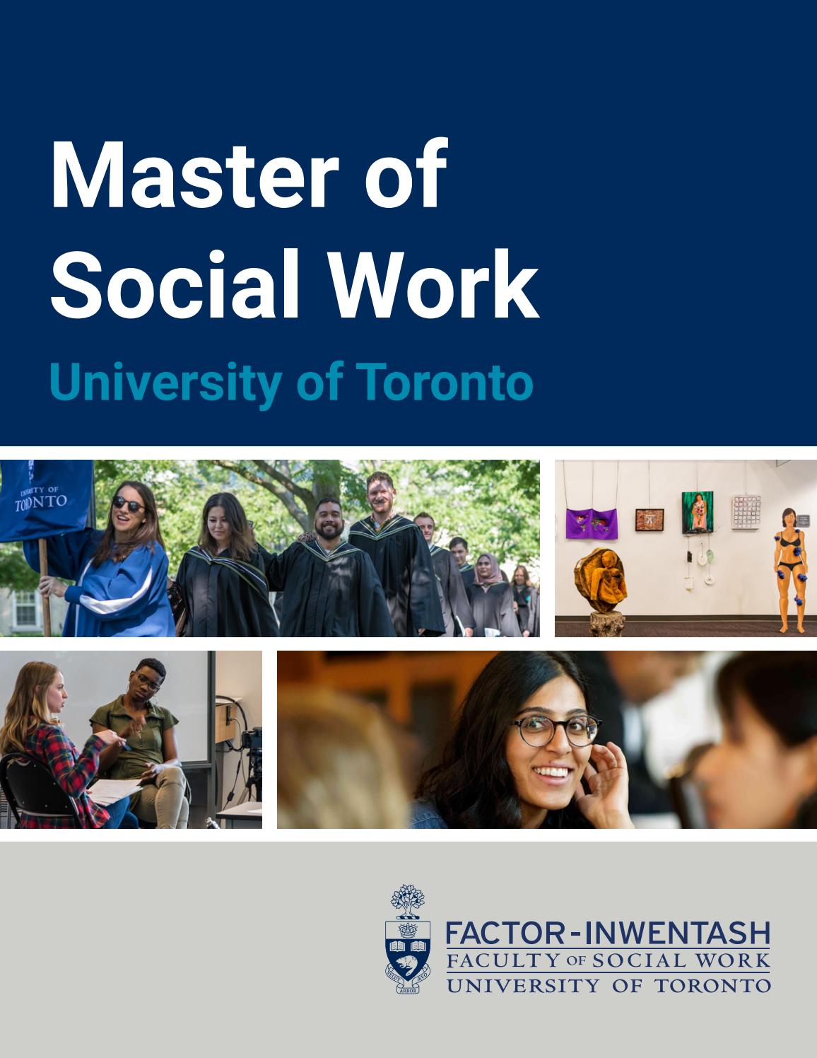Program book: Master of Social Work, University of Toronto by FIFSW - Issuu