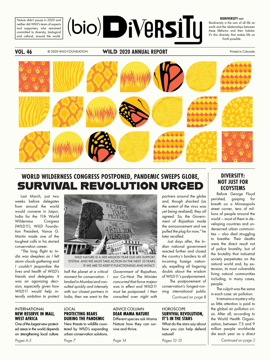 WILD Foundation 2020 Annual Report by WILD Foundation - Issuu