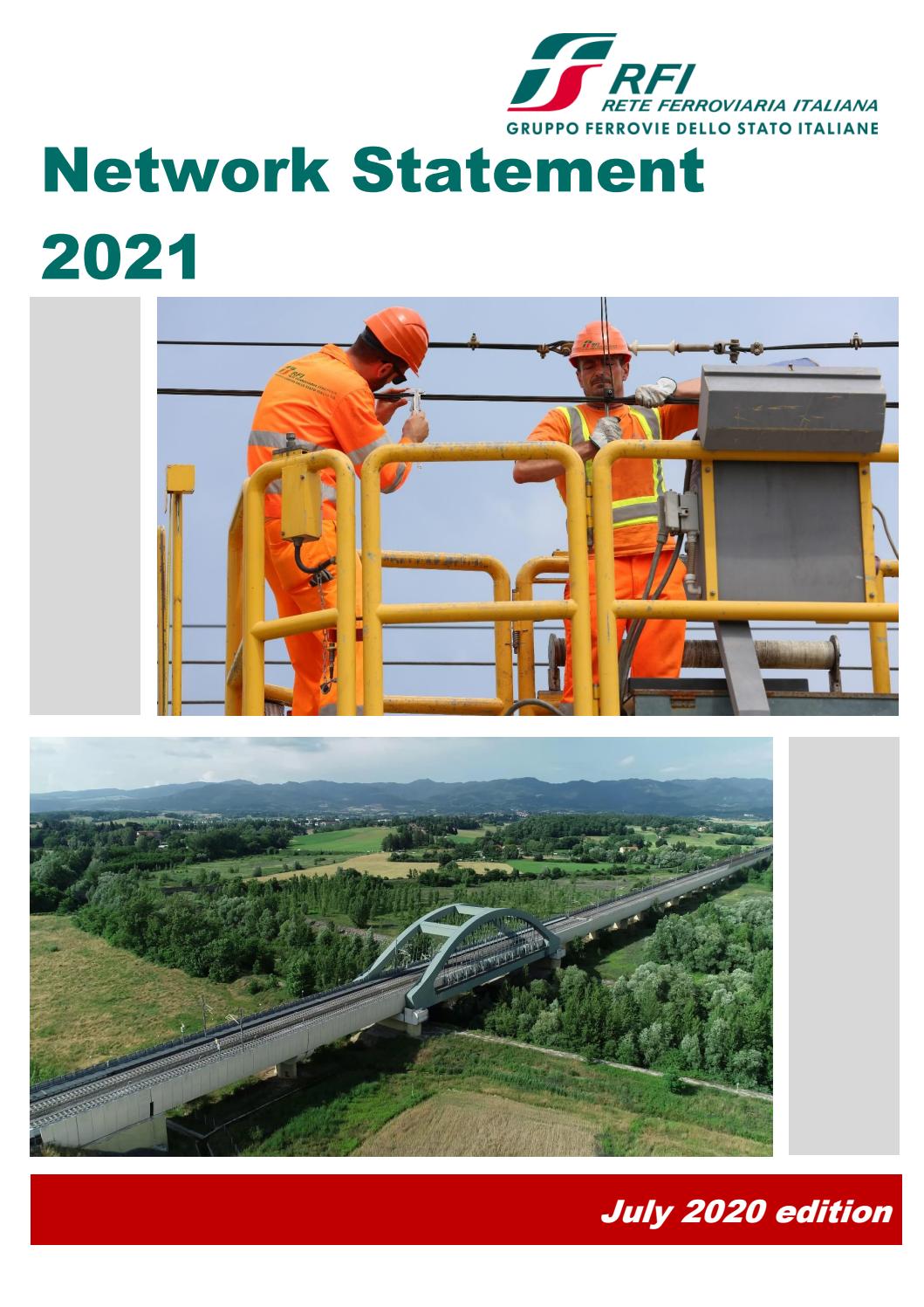 Network Statement 2021 - July 2020 Edition by rfi4 - Issuu