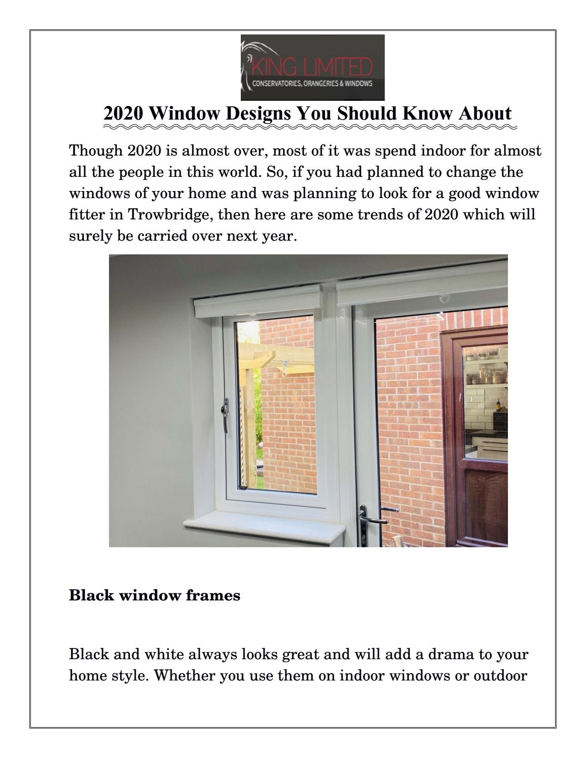 2020 Window Designs You Should Know About by kinglimited - Issuu