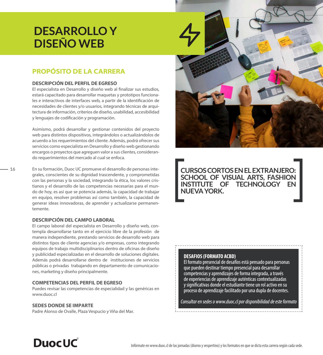 Desarrollo y Diseño Web by Duoc UC - Issuu