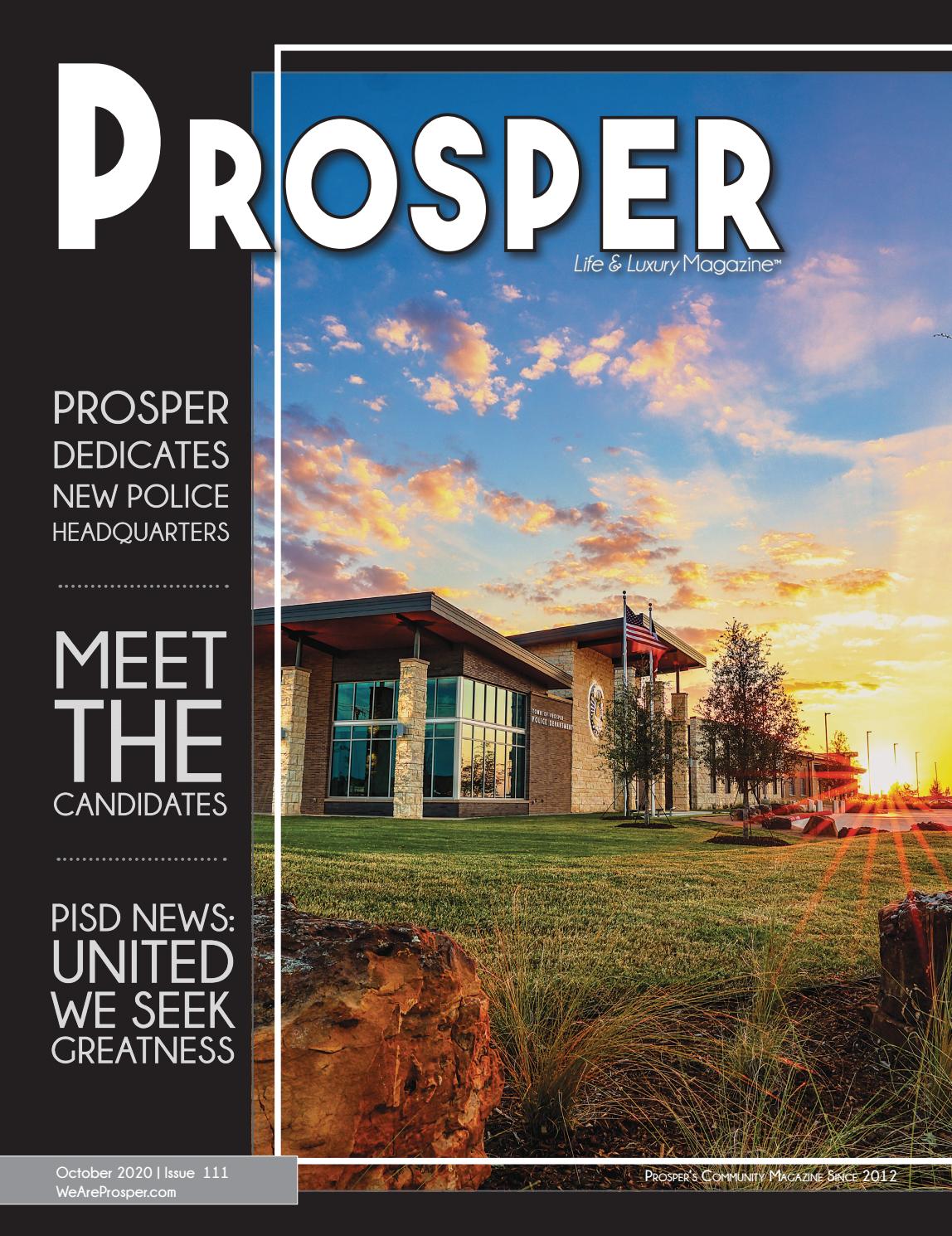 PROSPER - Life & Luxury Magazine | October 2020 by Cedarbrook Media ...