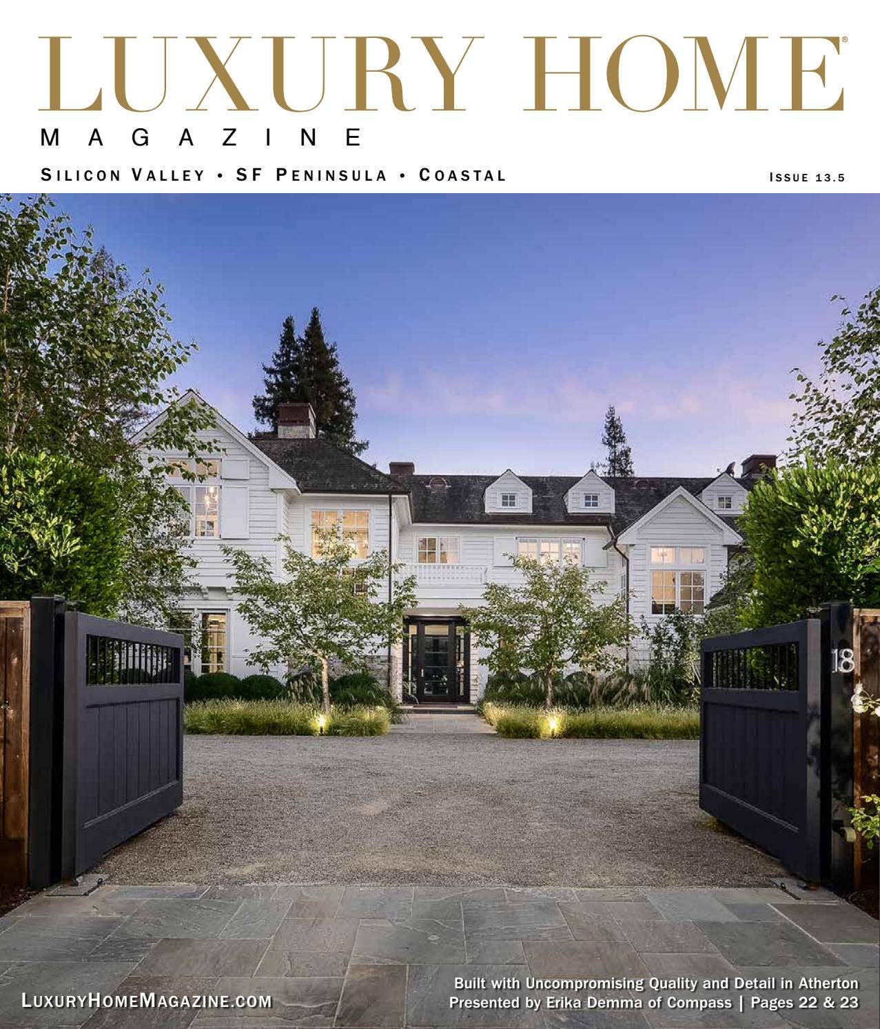 Luxury Home Magazine Silicon Valley | SF Peninsula | Coastal Issue 13.5 ...