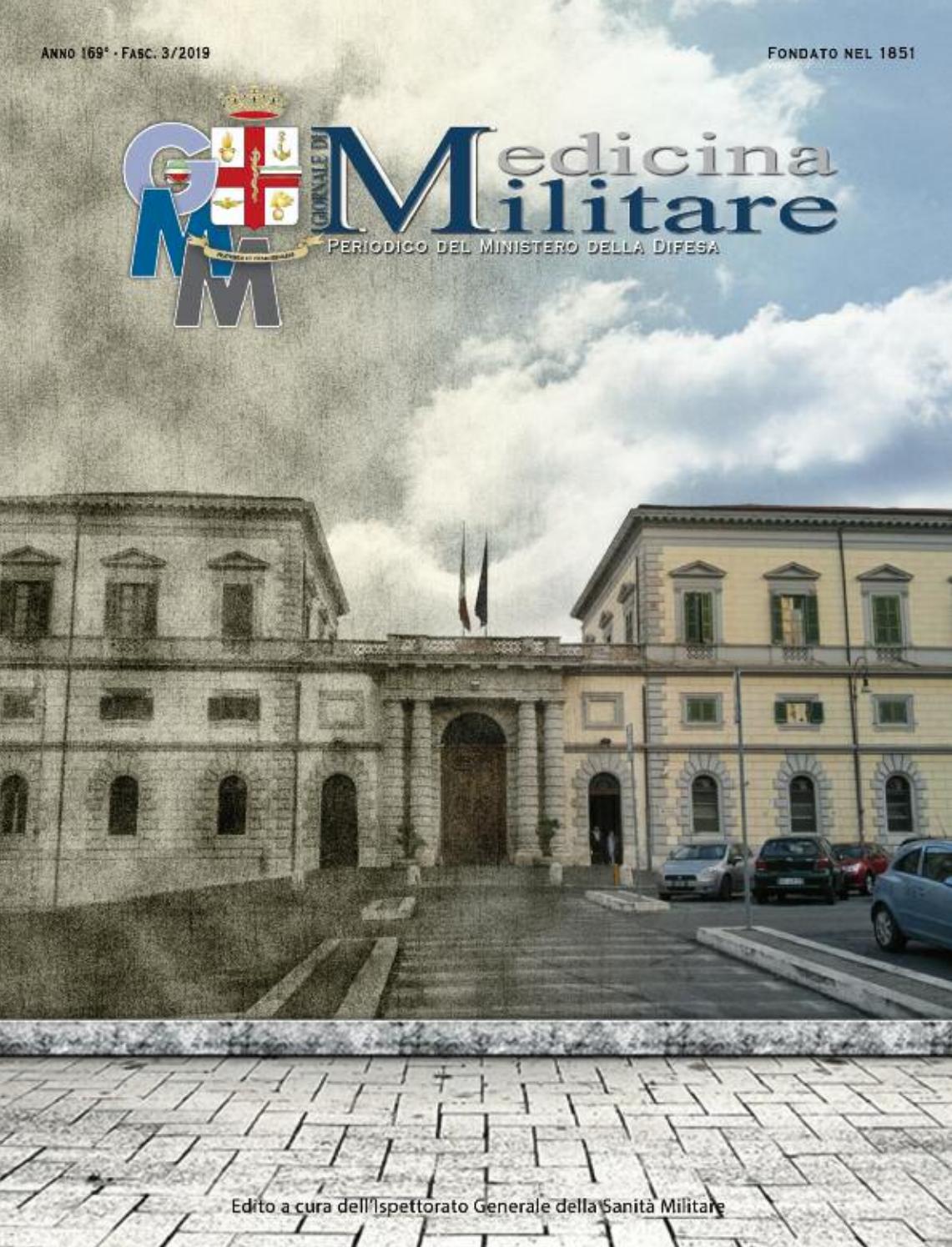 GIORNALE DI MEDICINA MILITARE N.3 -2019 by Military Medicine - Issuu