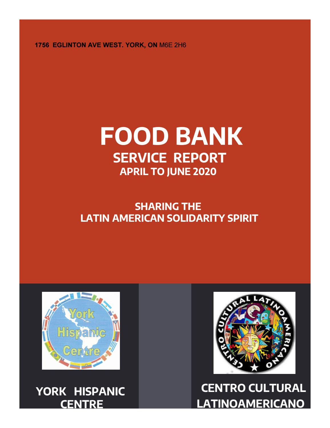 Food Bank report by Centro Cultural Latinoamericano - Issuu