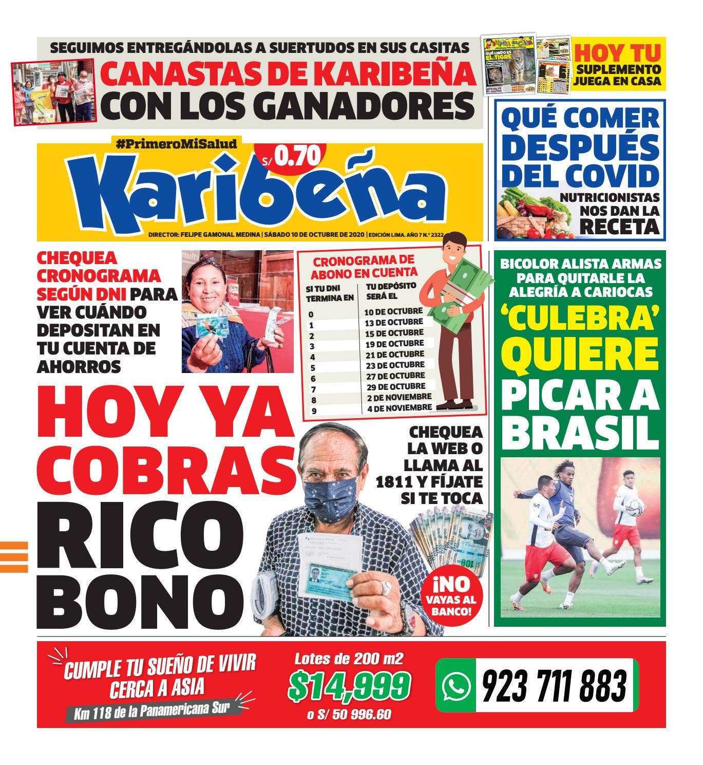 Diario Karibeña Lima (Sábado 10 de Octubre de 2020) by Diario Karibeña ...