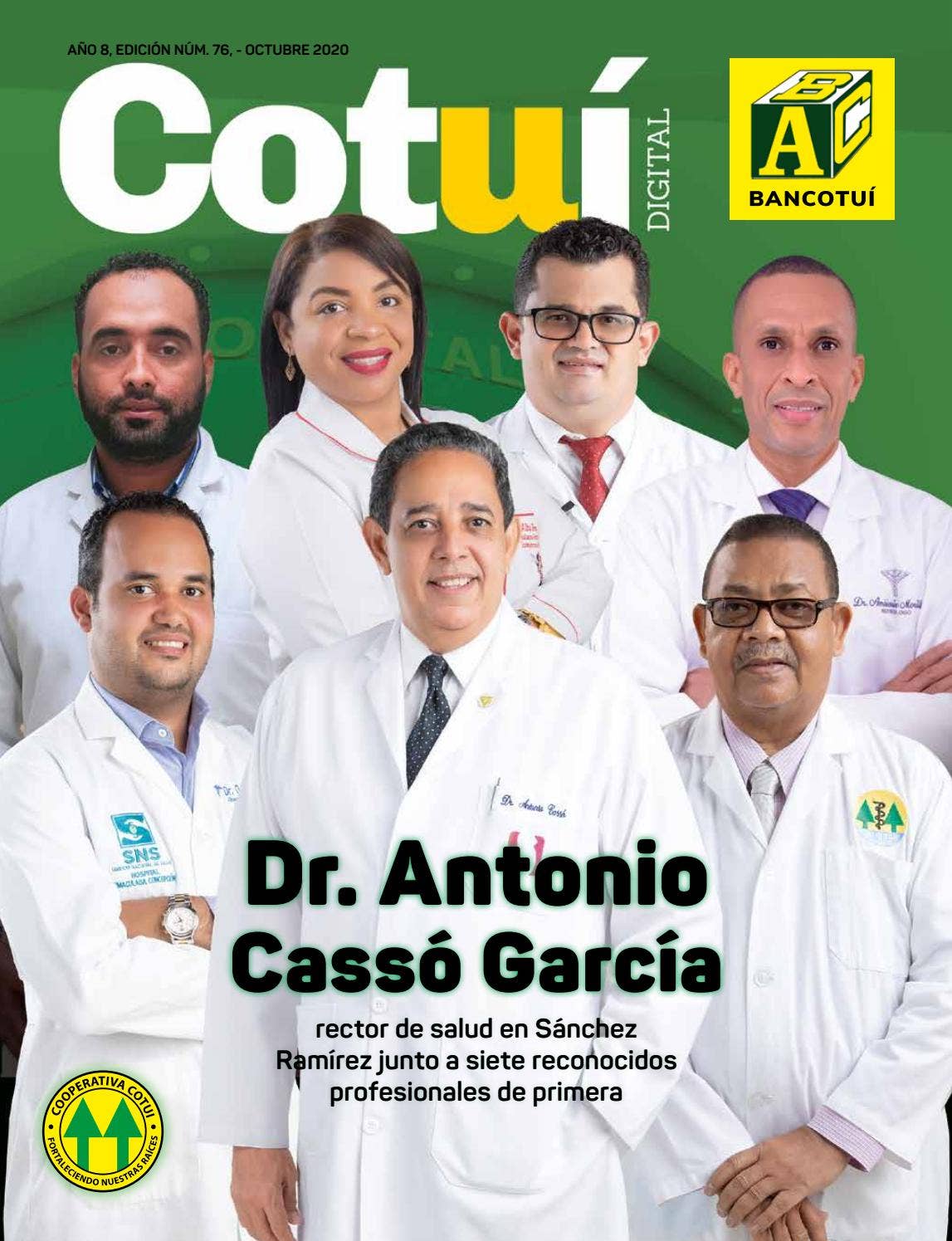 Cotui Digital octubre 2020 tiene doble portada: Dr. Antonio Cassó G. y ...