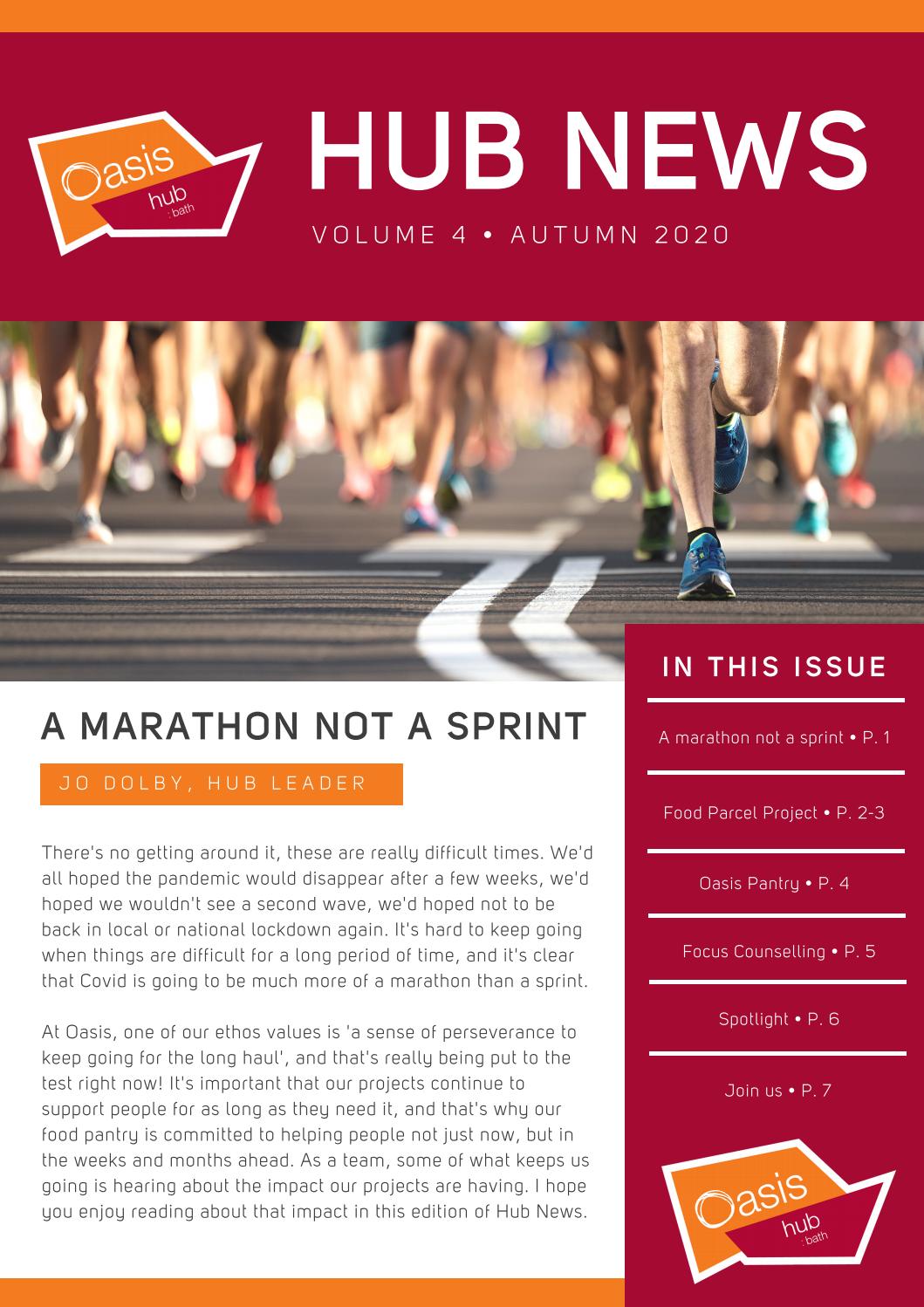 Oasis Bath: Hub News Autumn 2020 by OasisHubBath - Issuu