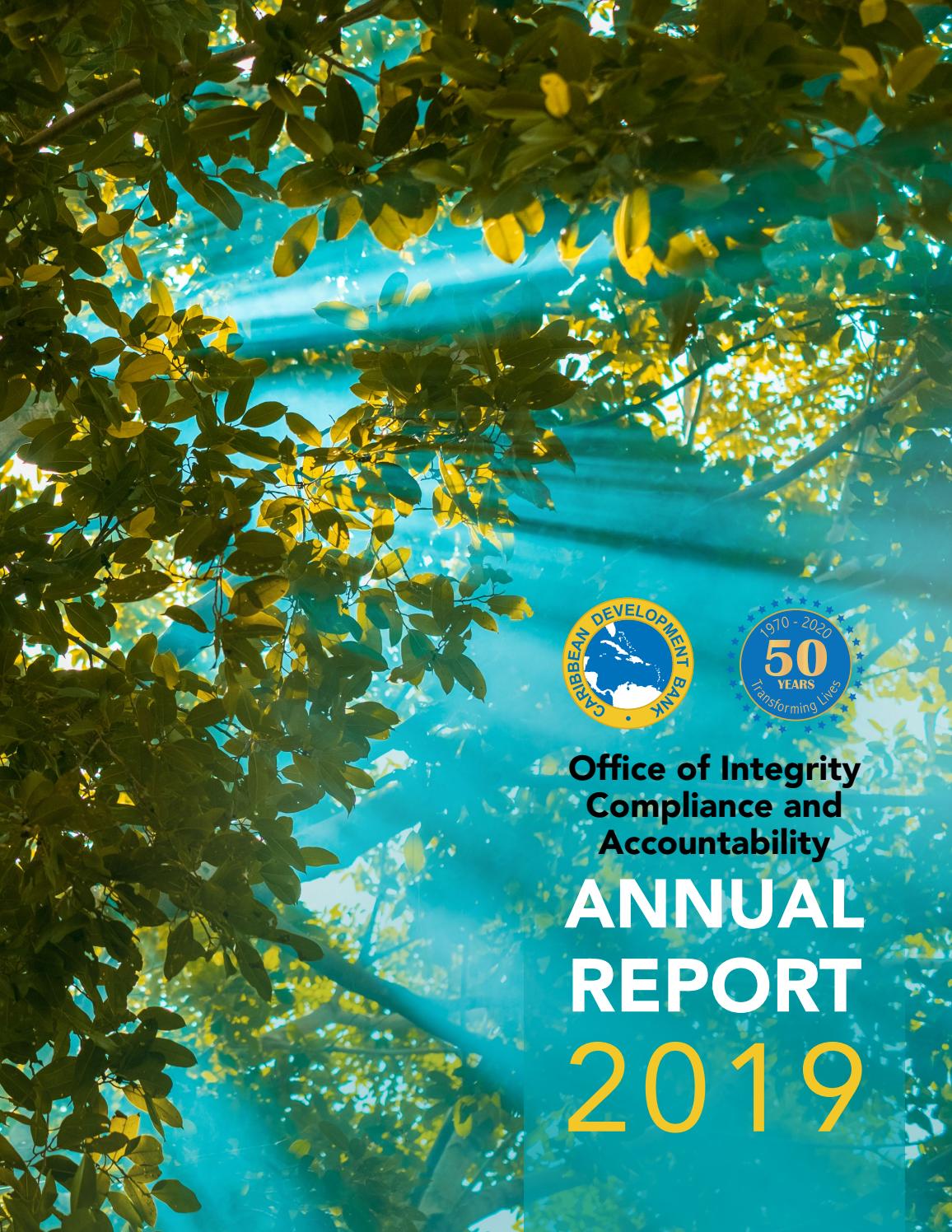ICA Annual Report 2019 by Caribbean Development Bank - Issuu