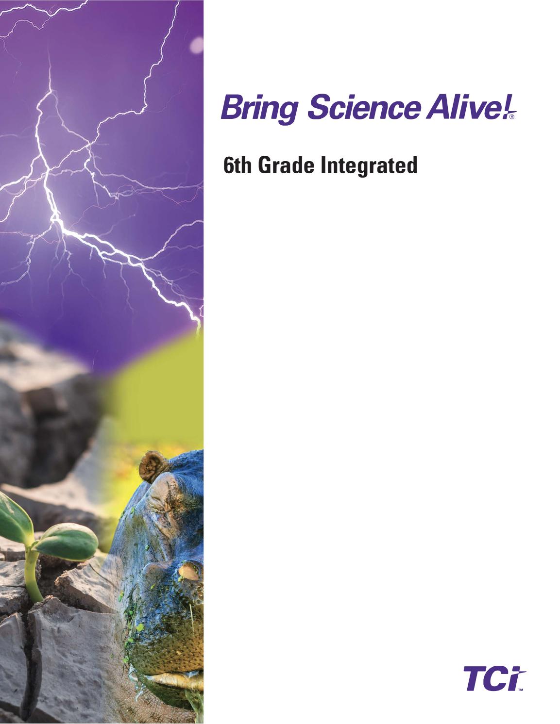 Bring Science Alive! 6th Grade Integrated Program Contents by Teachers ...
