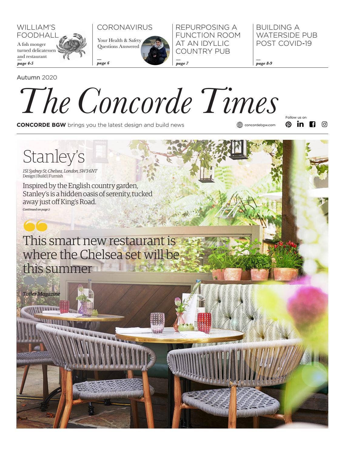 The Concorde Times Autumn 2020 by ConcordeBGW - Issuu