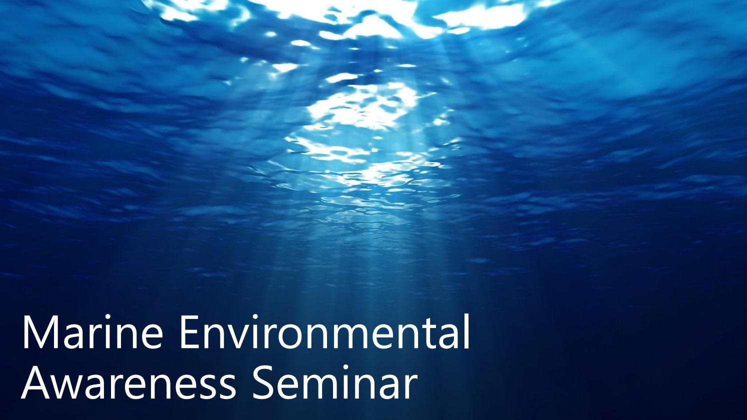 Maritime Environmental Awareness by Aries Eroles - Issuu