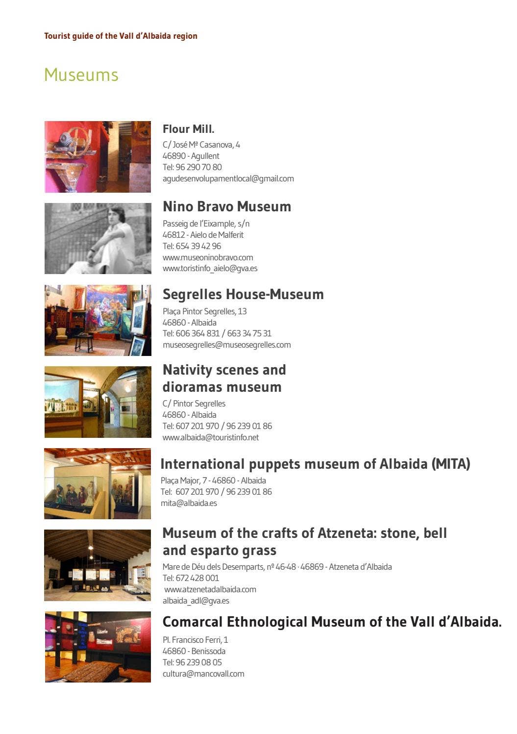 Tourist Guide by Turisme Vall d'Albaida - Issuu