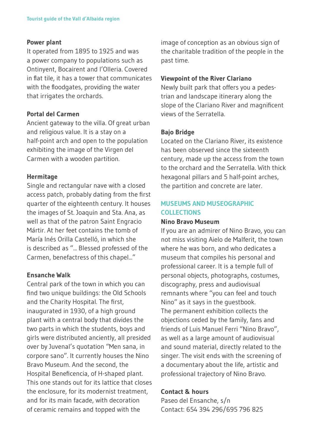 Tourist Guide by Turisme Vall d'Albaida - Issuu