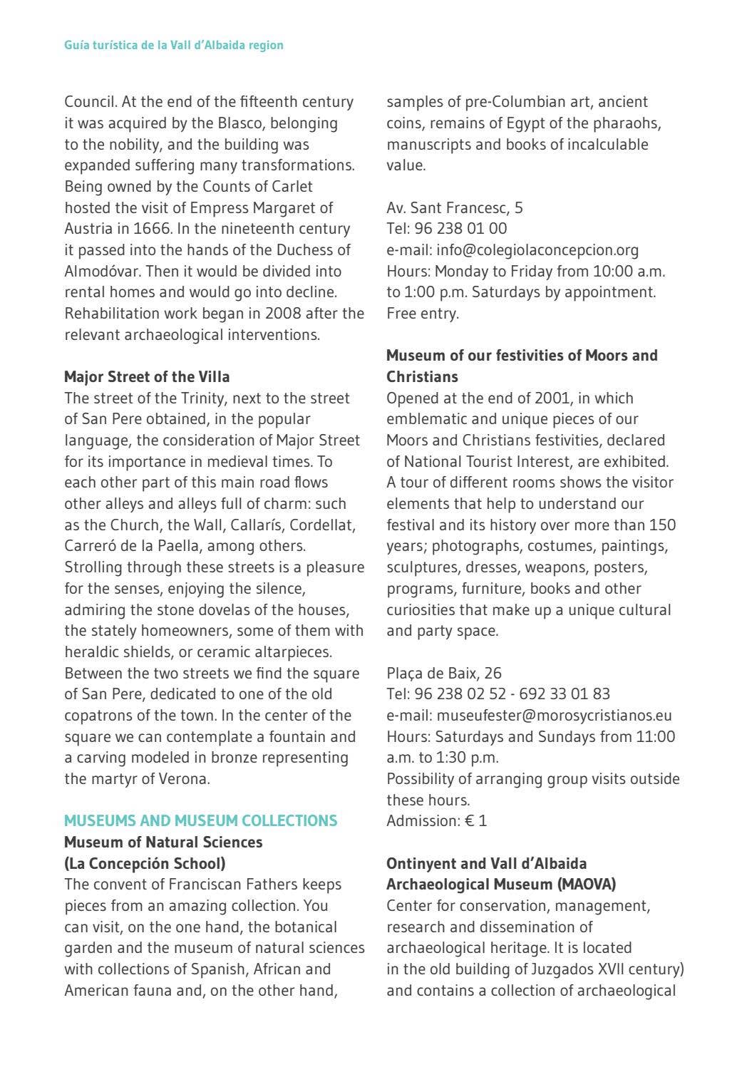 Tourist Guide by Turisme Vall d'Albaida - Issuu