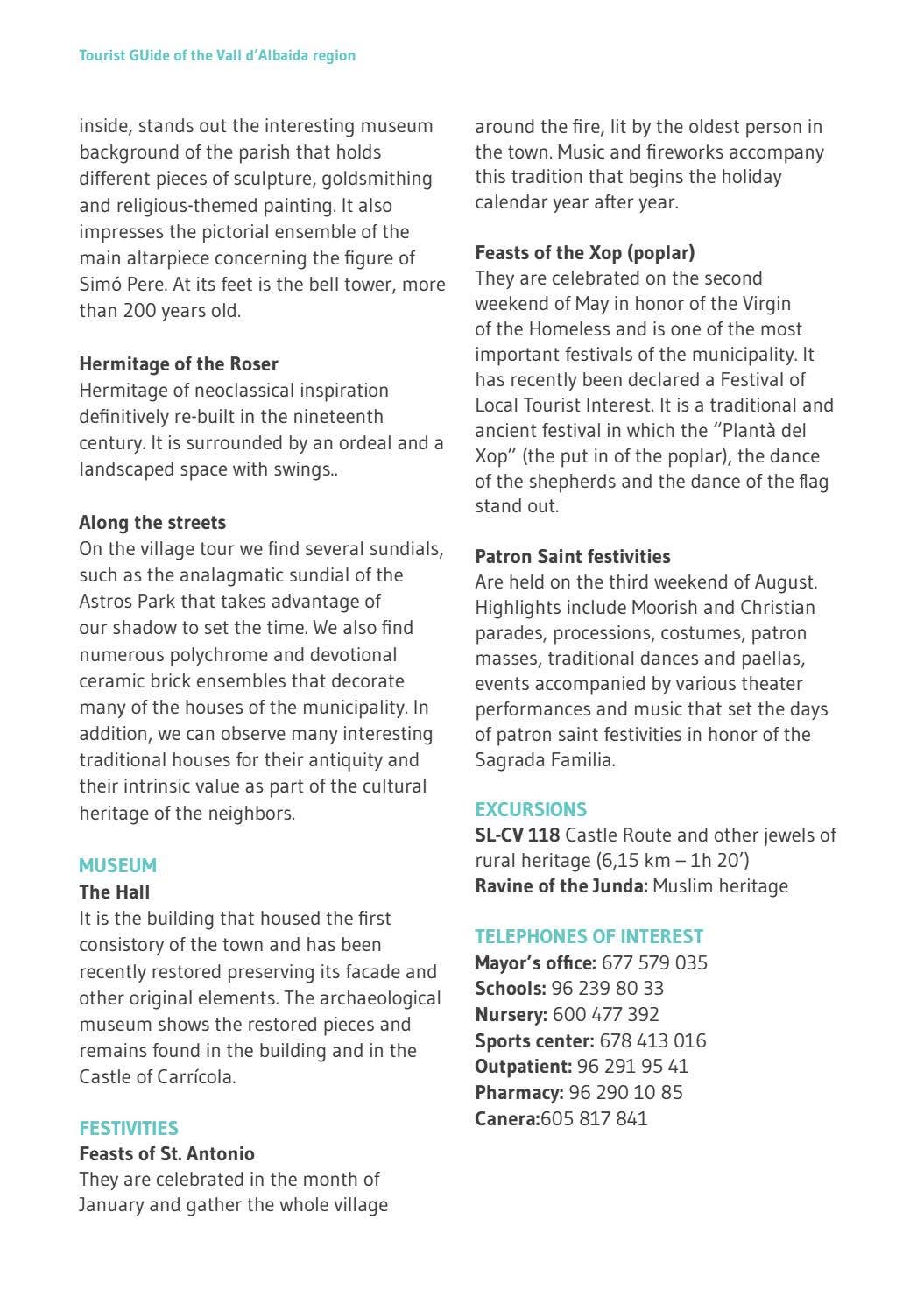 Tourist Guide by Turisme Vall d'Albaida - Issuu