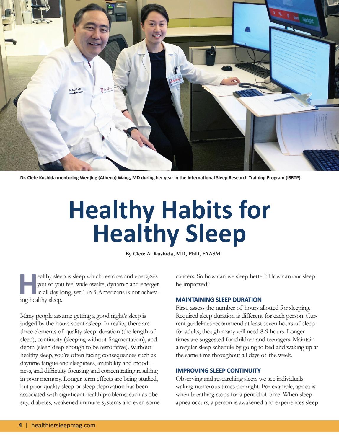 Healthier Sleep Magazine by World Sleep Society - Issuu