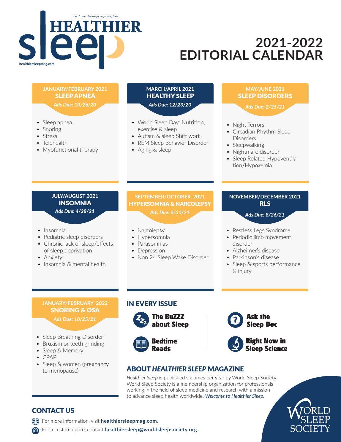 Healthier Sleep Magazine by World Sleep Society - Issuu