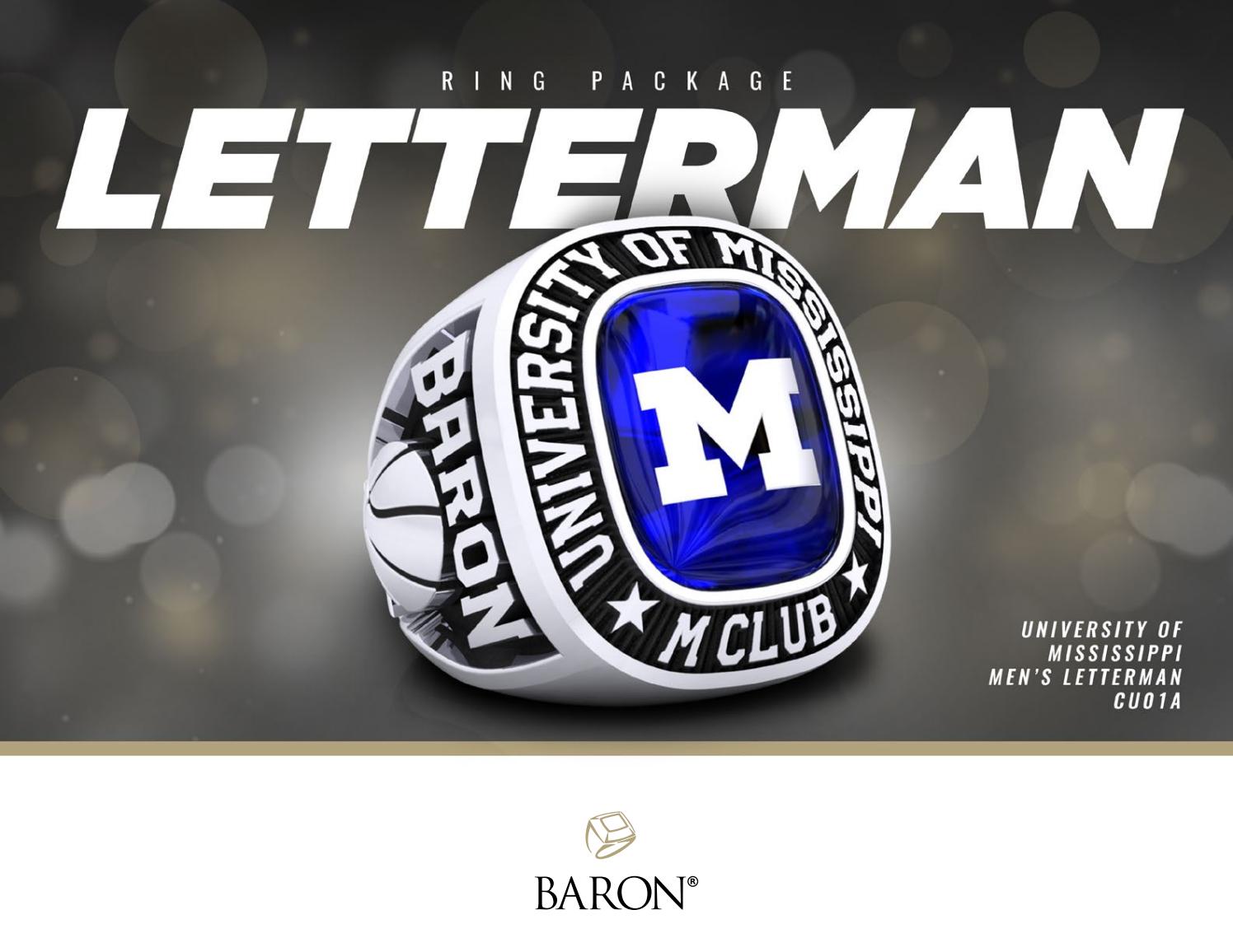Letterman Ring Package by Baron Championship Rings - Issuu