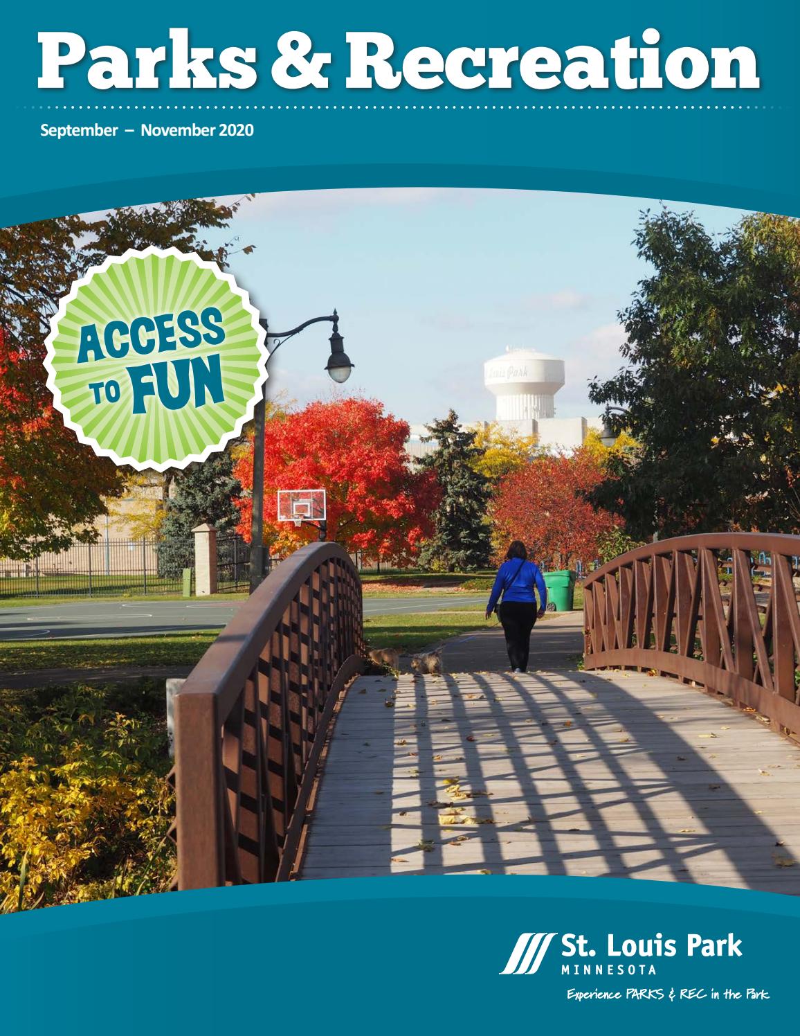 Parks & Recreation brochure: September - November 2020 (updated Oct. 13 ...