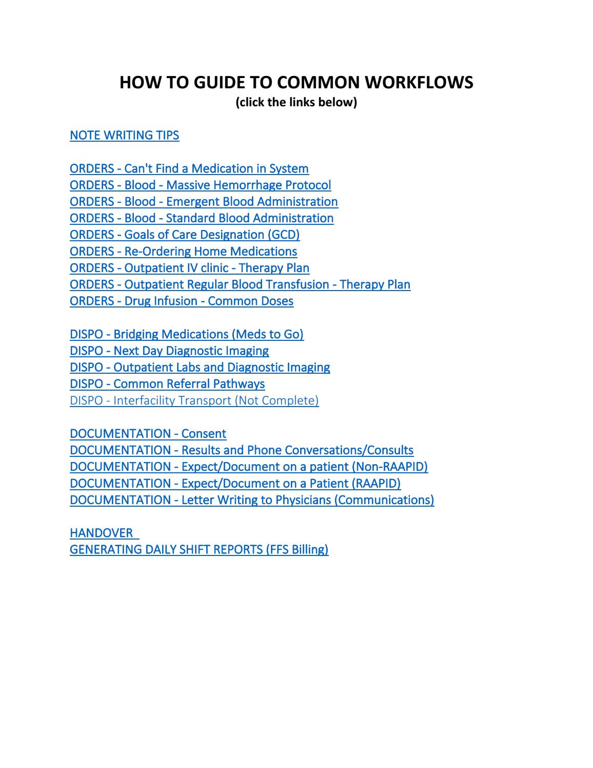 Common Work Flow Instructions - FEB 5 2020 EDITION by Khurram Jahangir ...