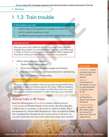 Cambridge Lower Secondary English Learner's book 7 sample by Cambridge ...