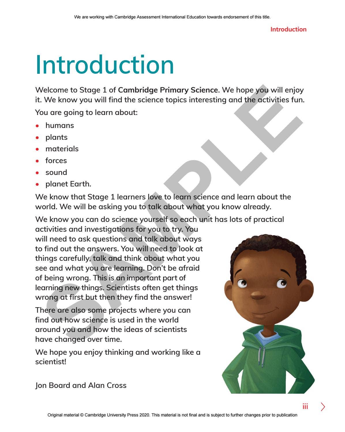 Cambridge Primary Science Learner's book 1 sample by Cambridge ...