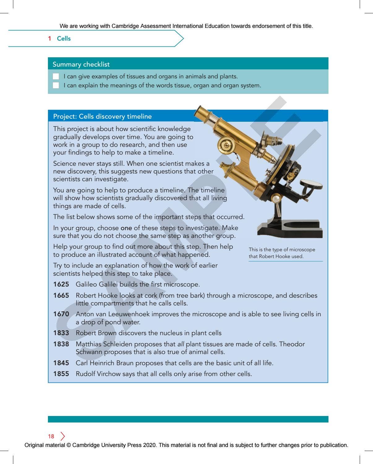 Cambridge Lower Secondary Science Learner's Book 7 sample by Cambridge ...