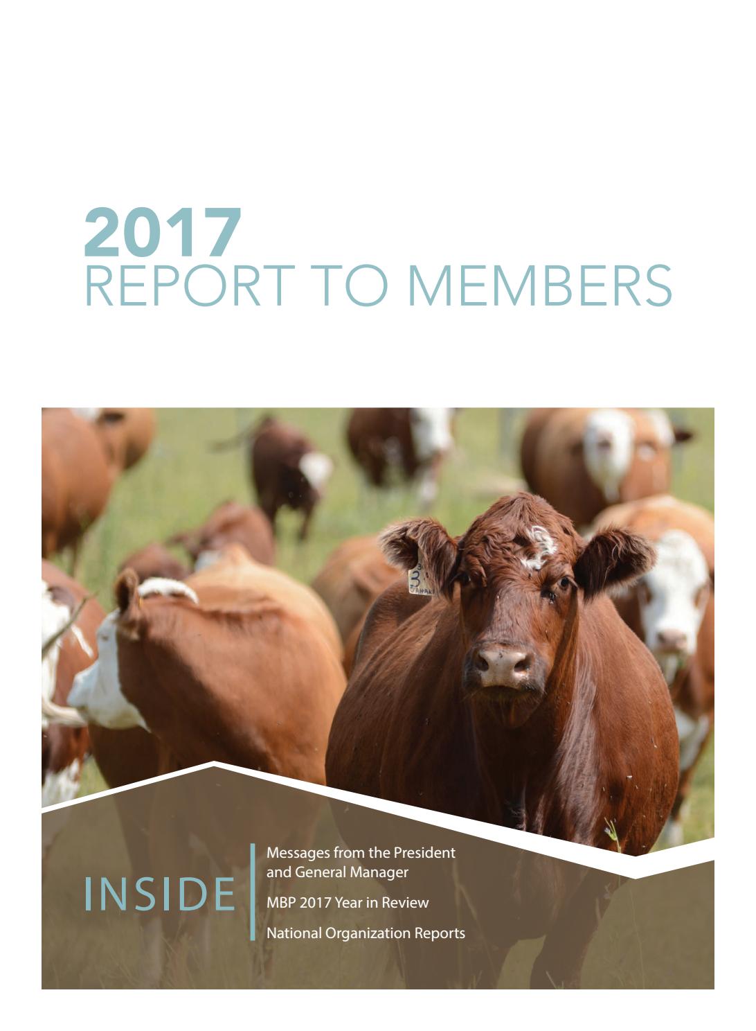 Manitoba Beef Producers 2017 Annual Report by ManitobaBeefProducers - Issuu