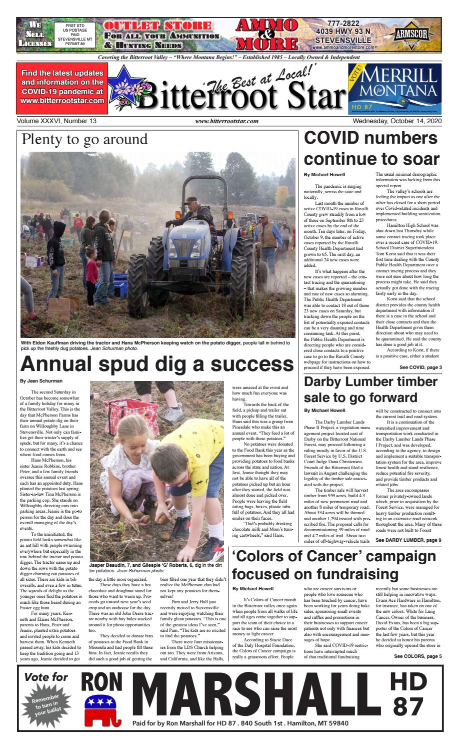 Bitterroot Star - October 14, 2020 by Bitterroot Star - Issuu