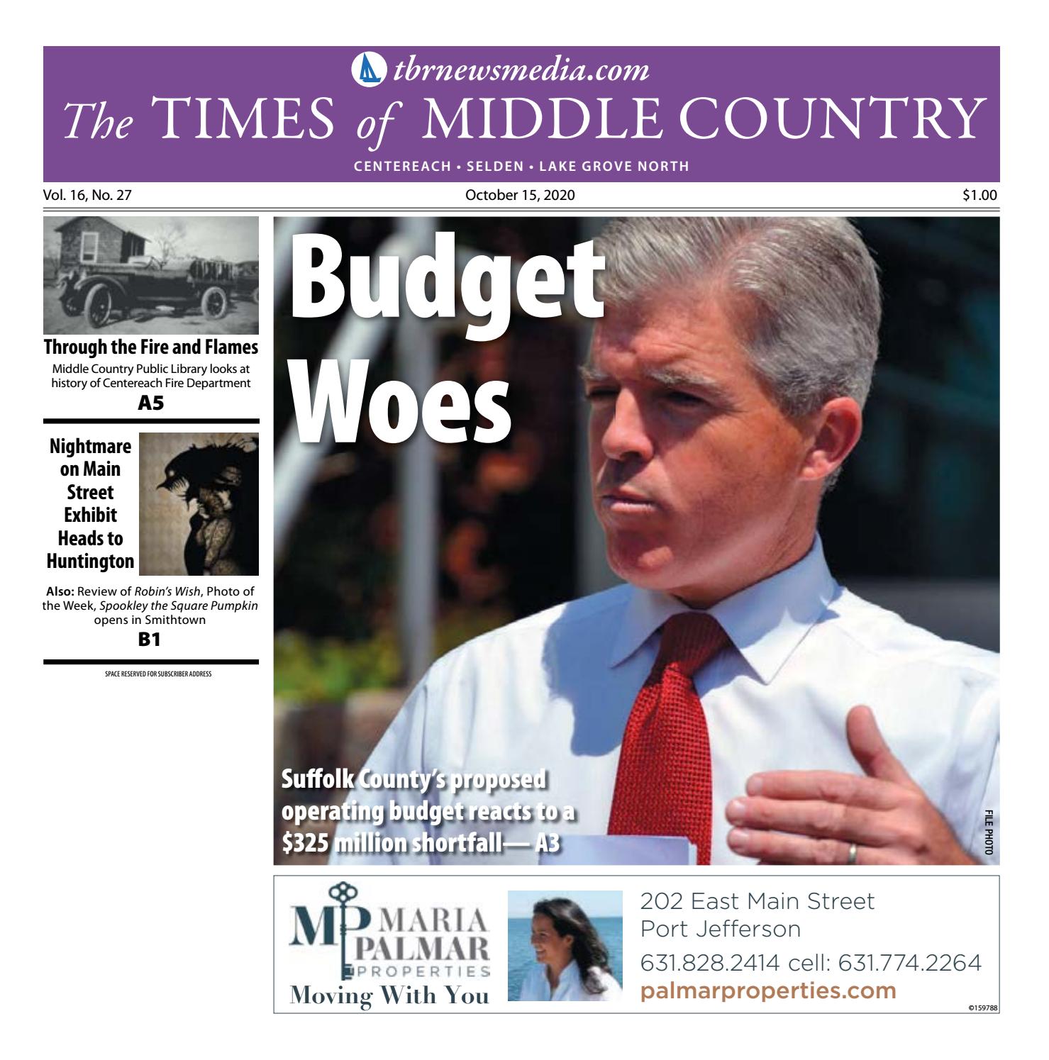 The Times of Middle Country - October 15, 2020 by TBR News Media - Issuu