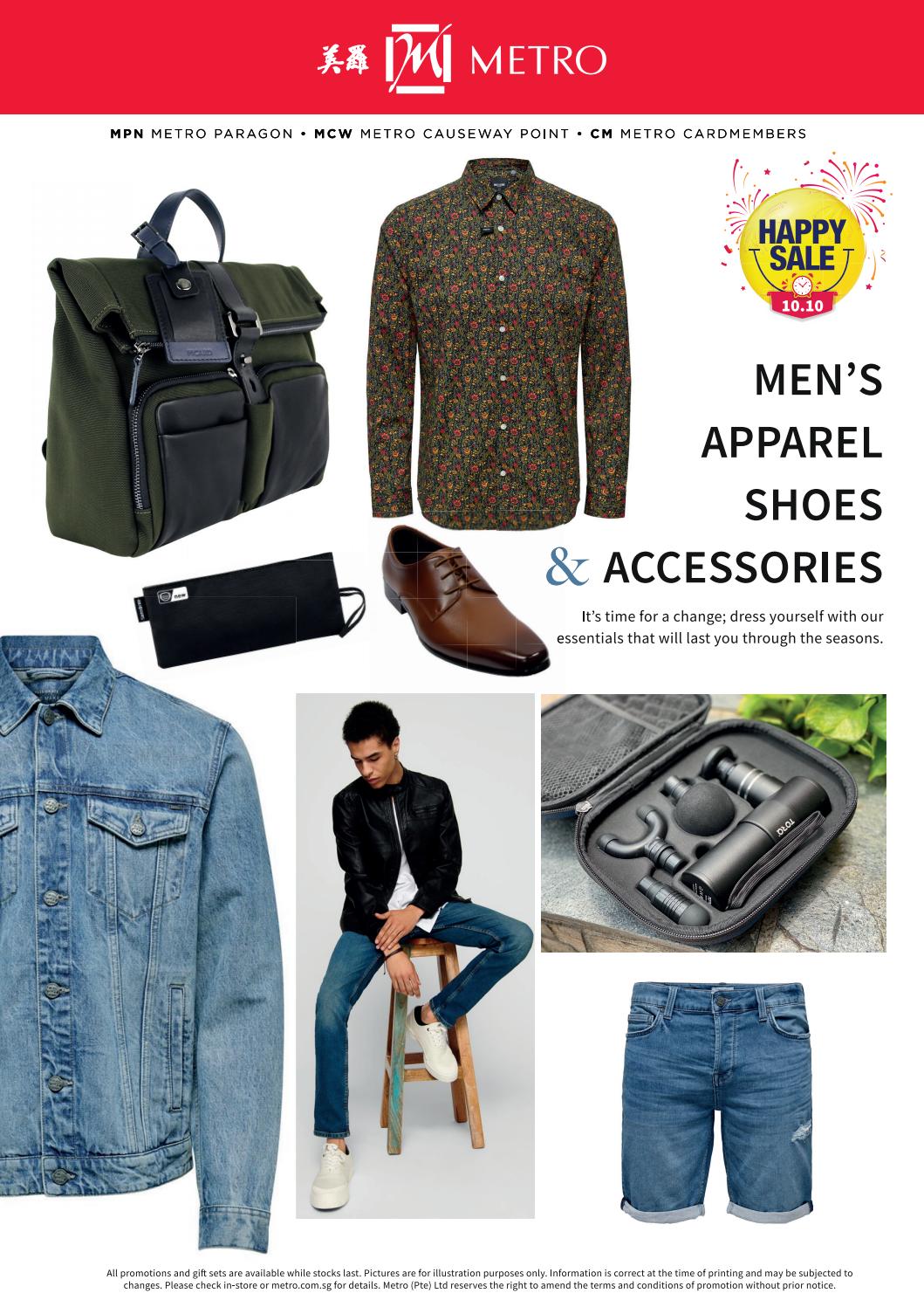 Metro Happy Sale Mens Fashion & Accessories by Metrosingapore - Issuu