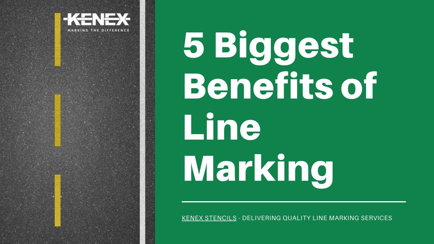 5 Biggest Benefits of Line Marking by Kenex Stencils - Issuu